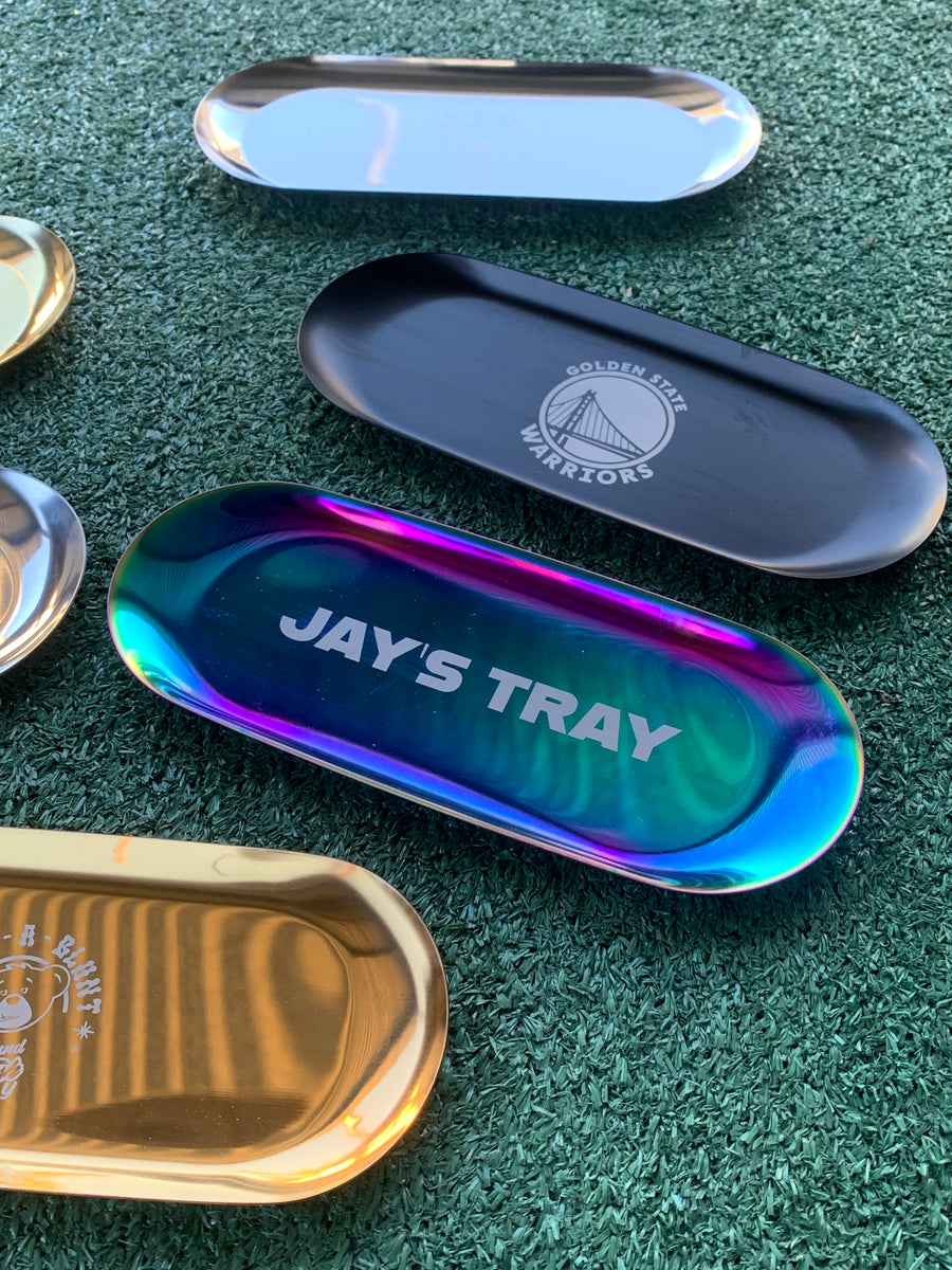 Custom Etched Stainless Steel Tray 7" to 9" – MoodTrays