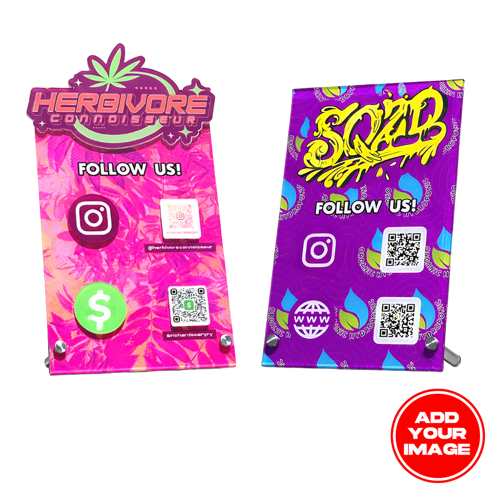 Custom Acrylic QR Code Sign – MoodTrays